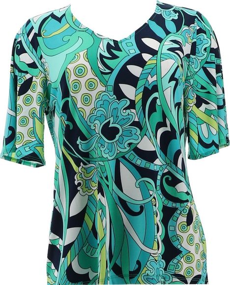 Susan Graver | Tops | Susan Graver Set Two Print Solid Liquid Knit Tops ...